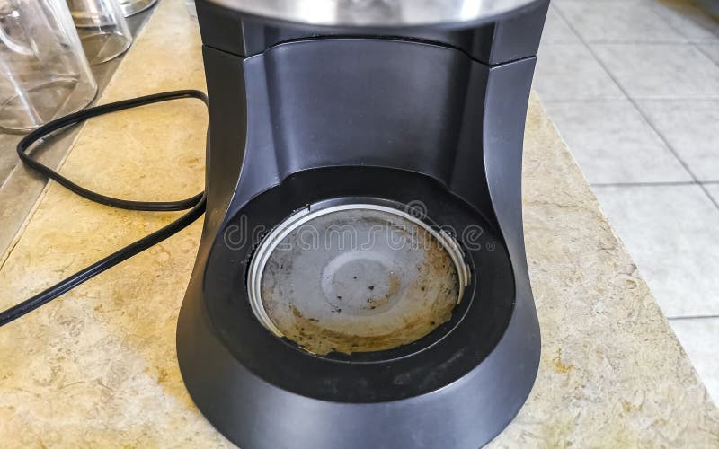 Old Dirty Broken Black Coffee Maker Stock Photos - Free & Royalty-Free ...