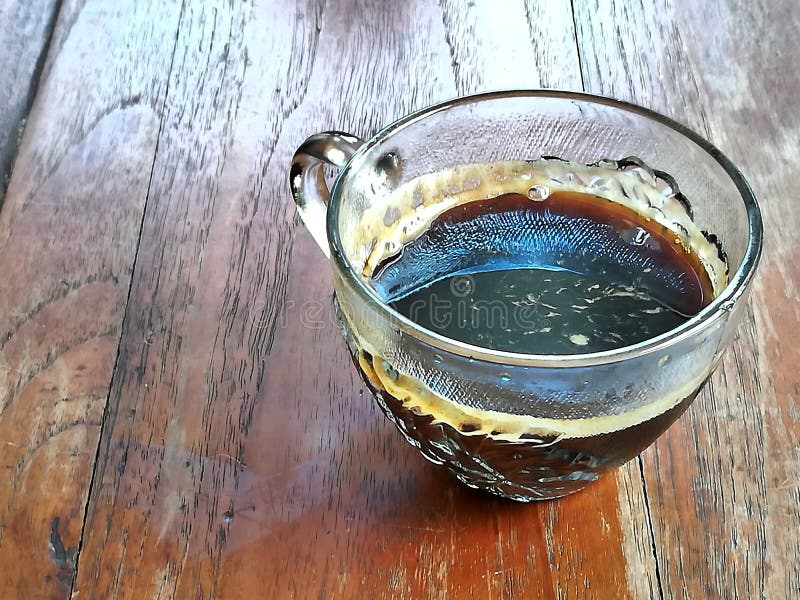 Black Coffee and Relax Time Stock Photo - Image of table, black: 128702356