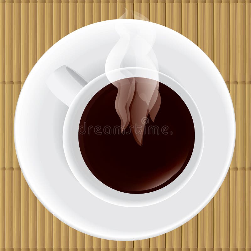 Black Coffee. Vector Illustration Decorative Design Stock Vector ...
