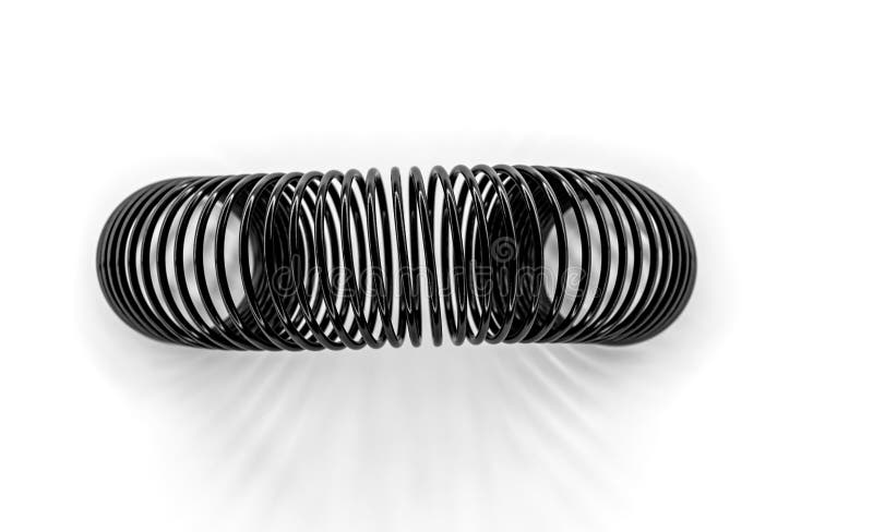 Black coil stock photo. Image of electricity, shot, studio - 10034952