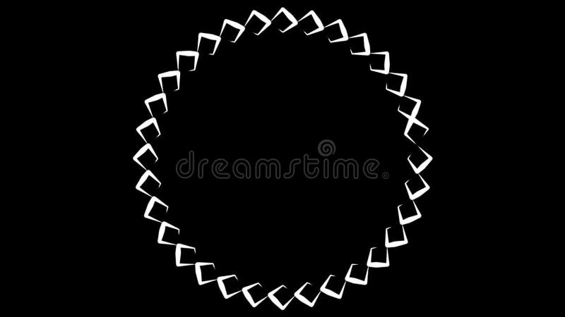Dotted Circle Animation Background Overly Effects Stock Video - Video ...