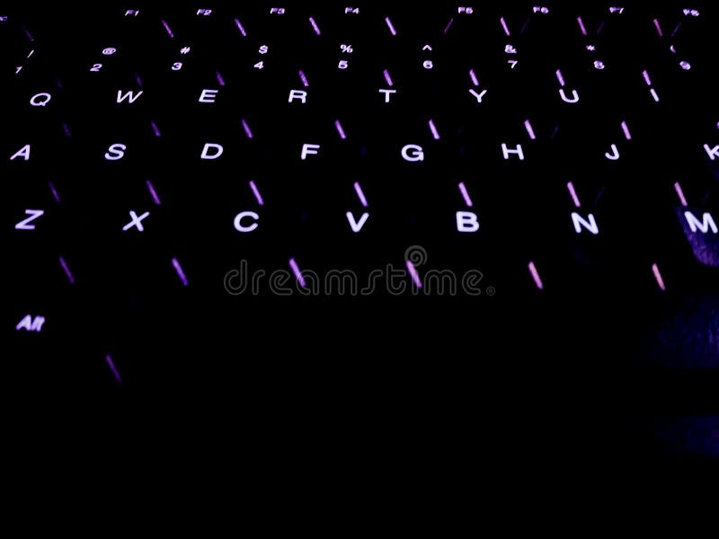 Black Color Computer Keyboard with Elegant Color Stock Photo - Image of ...