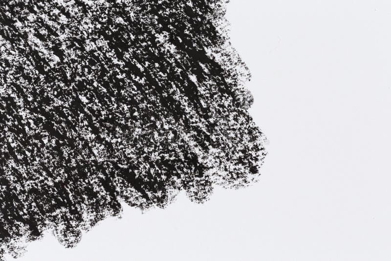 Black Color Crayon Hand Drawing Texture Stock Image - Image of paper ...