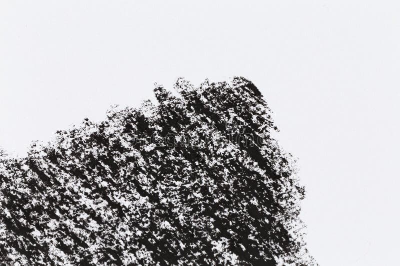 Black Color Crayon Hand Drawing Texture Stock Photo - Image of hand ...