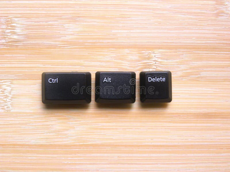 Ctrl Alt Delete stock photo. Image of electronics, english - 186913278