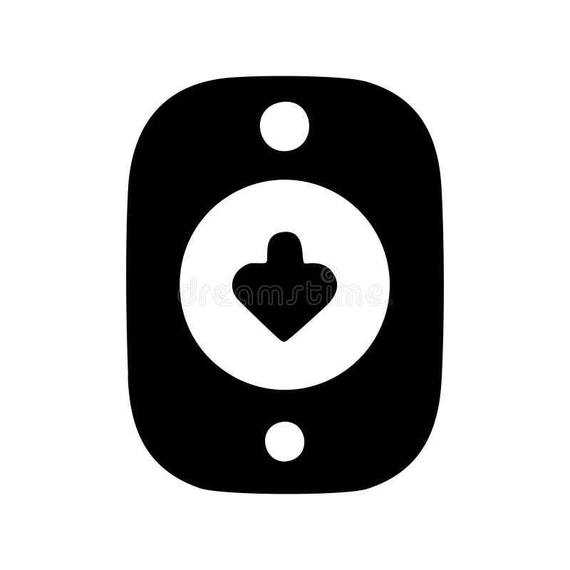 Black Color Icon of Diabetes Check Machine. Glucose Meter Device Vector ...