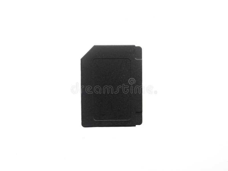 Black color memory card stock photo. Image of equipment - 131833874