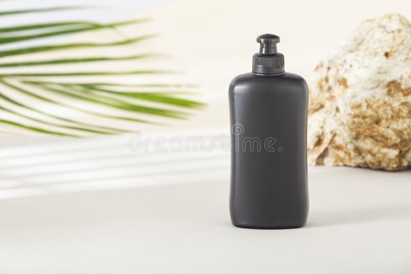 Black Color Multipurpose Plastic Container for Cosmetic Products Stock ...