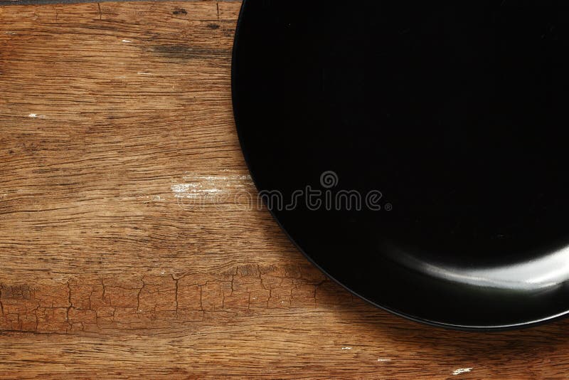 Black color plate scene. stock photo. Image of shadow - 107934412