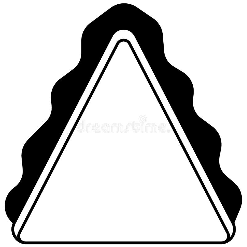 Black Color Symbol of Sandwich Stock Vector - Illustration of sandwich ...