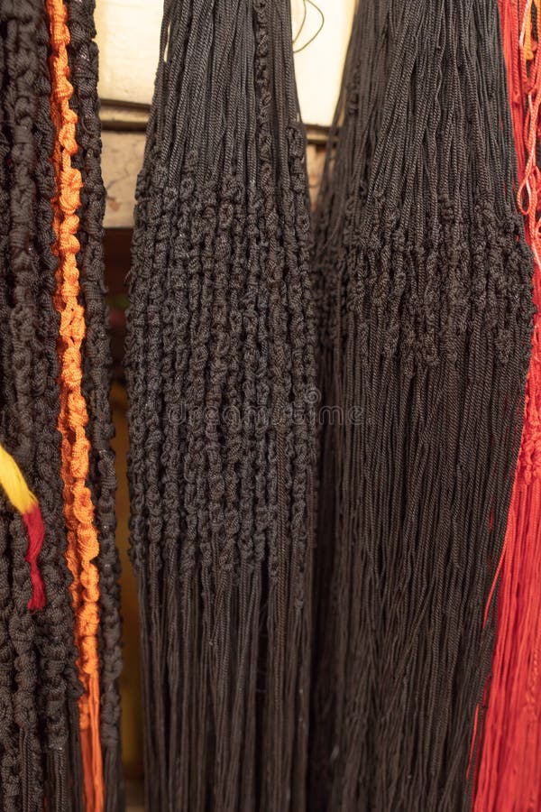 Black Color Threads of Gods in Tirumala,AndhraPradesh Stock Image ...