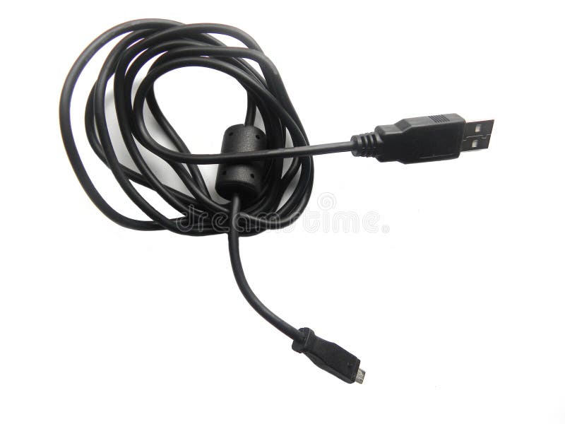 USB To Camera Connector Cable Stock Photo - Image of channel, external ...