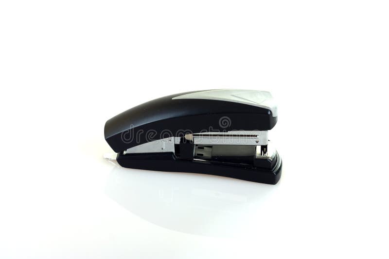 Black Colored Stapler on Office Table Stock Photo - Image of school ...