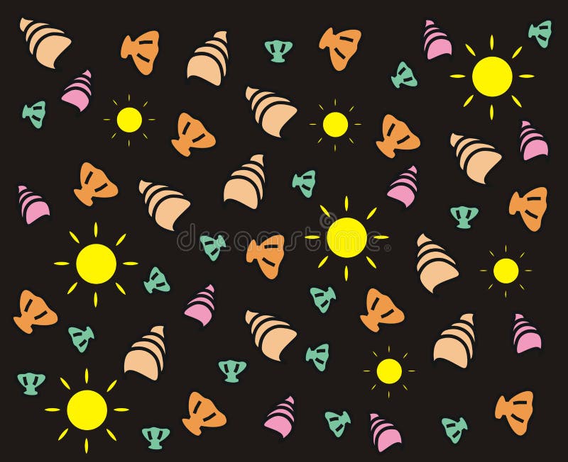 Black and colorful stock illustration. Illustration of textile - 186558338