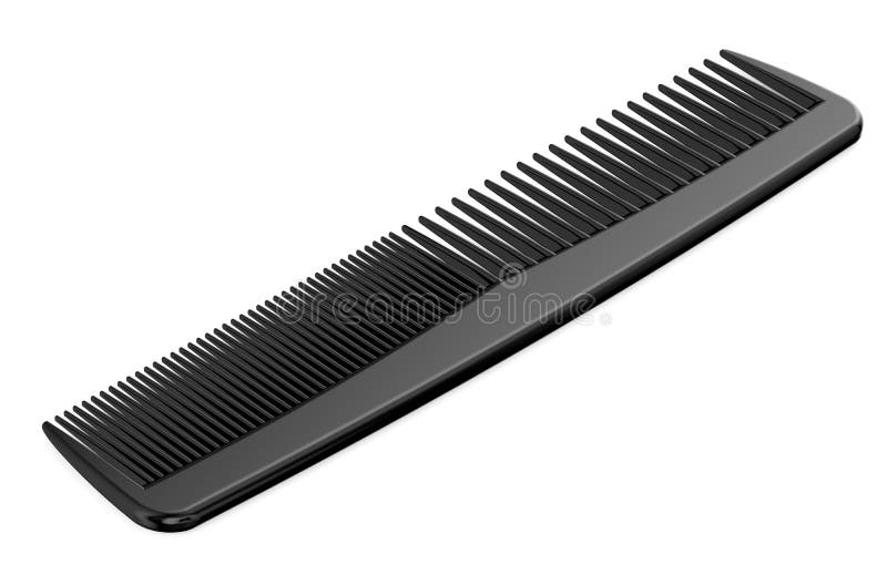 Black comb closeup stock illustration. Illustration of teeth - 56211796