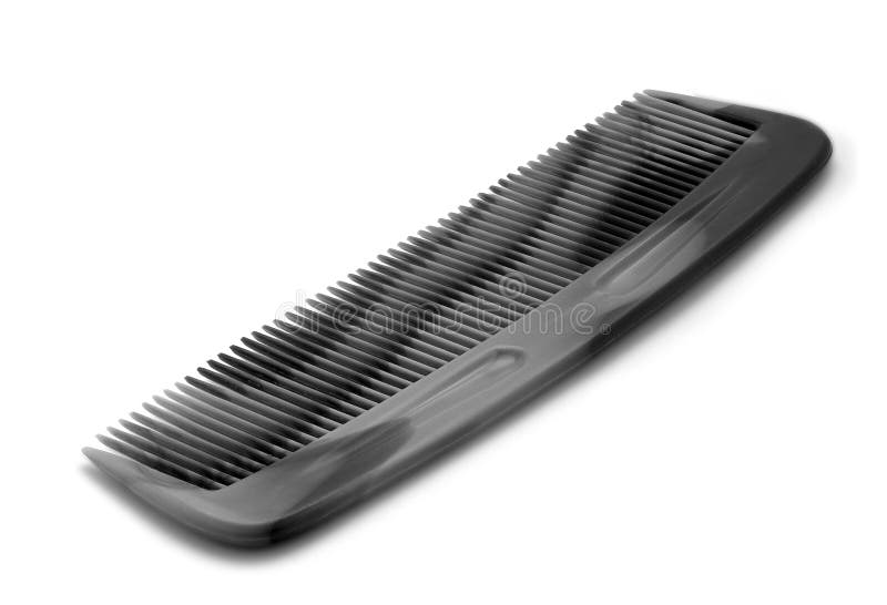 White Comb Isolated on White Background Stock Image - Image of path ...