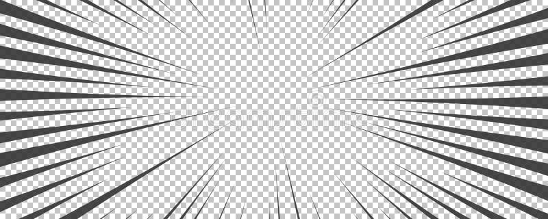 Black Comic Book Transparent Background Stock Vector - Illustration of ...