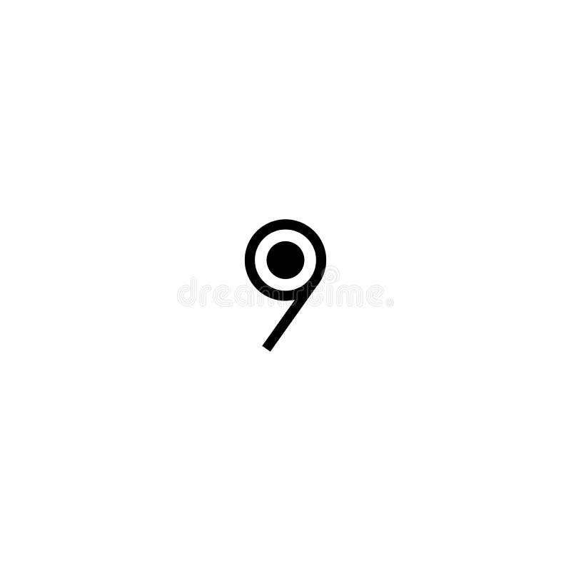 Black Comma Mark Isolated on White. Stock Vector - Illustration of flat ...