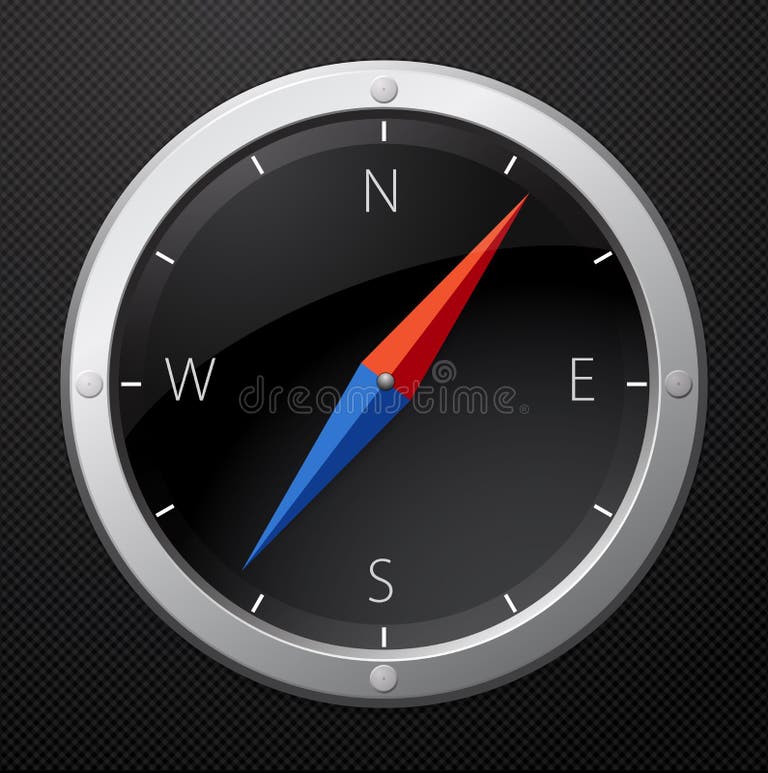 Black Compass Stock Illustrations – 45,696 Black Compass Stock ...