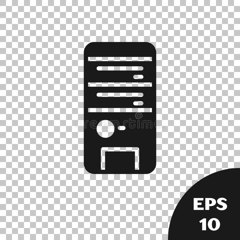 Pc Laptop Computer Icon Transparent Background Stock Illustrations ...