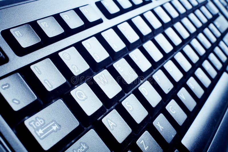 Black computer keyboard stock image. Image of professional - 17214189