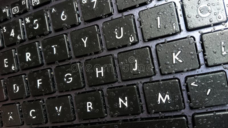 Black Computer Keyboard Abstract Background Stock Illustration ...