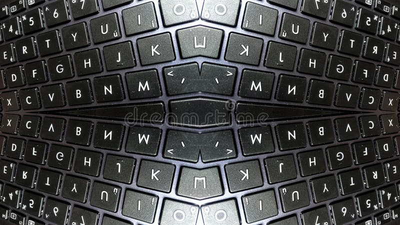Black Computer Keyboard Abstract Background Stock Illustration ...