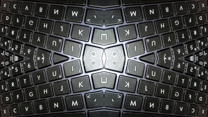 Black Computer Keyboard Abstract Background Stock Illustration ...
