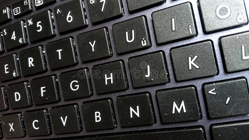 Black Computer Keyboard Abstract Background Stock Photo - Image of ...