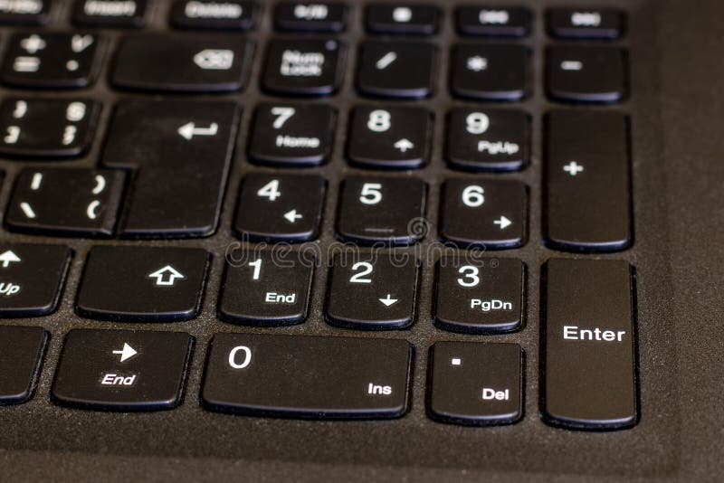 Black computer keyboard stock photo. Image of blank - 117858762