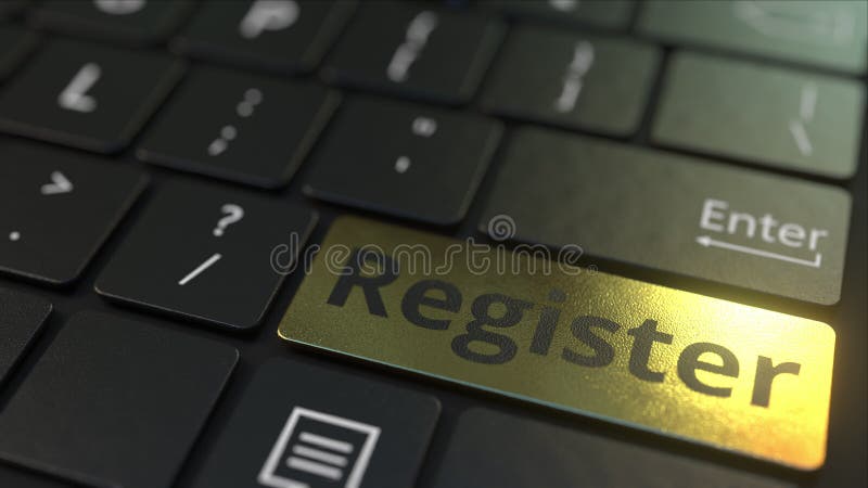 Gold REGISTER TO VOTE Medal Stamp Stock Vector - Illustration of word ...