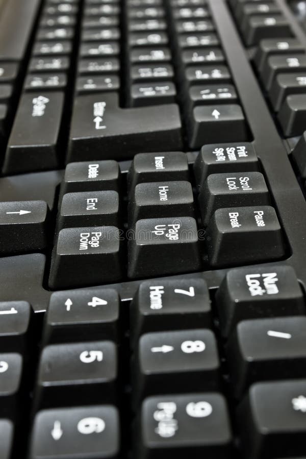 Black Computer Keyboard stock image. Image of objects - 42433467