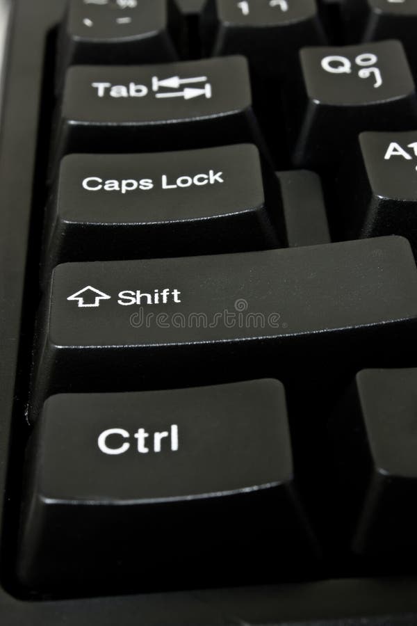 Black Computer Keyboard stock image. Image of black, equipment - 42935847