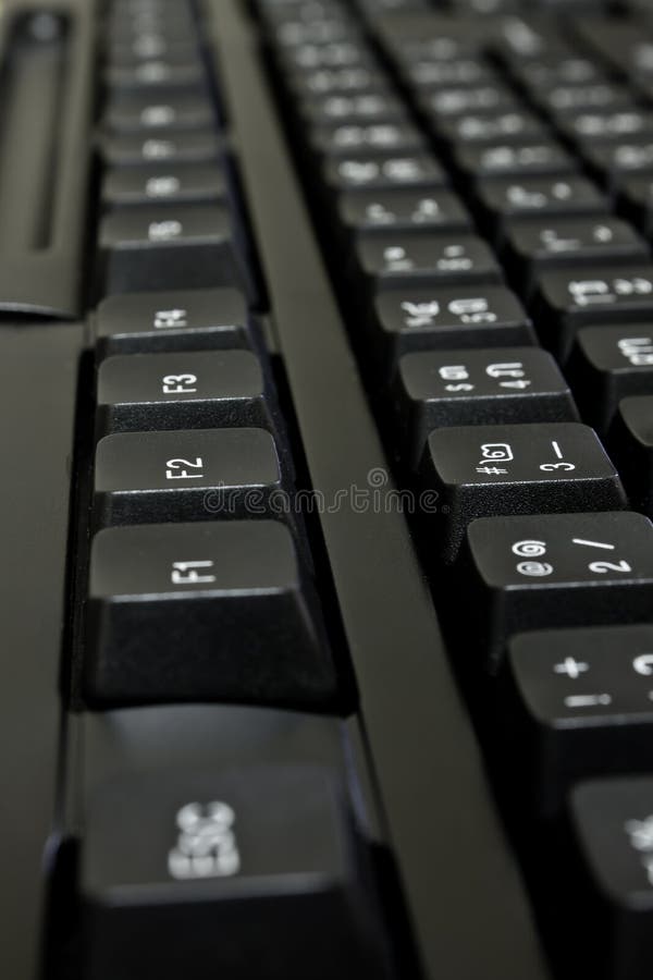 Black Computer Keyboard stock image. Image of keyboard - 42935937
