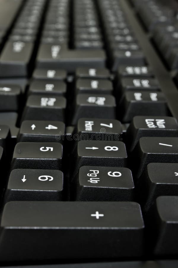 Black Computer Keyboard stock photo. Image of studio - 42935952