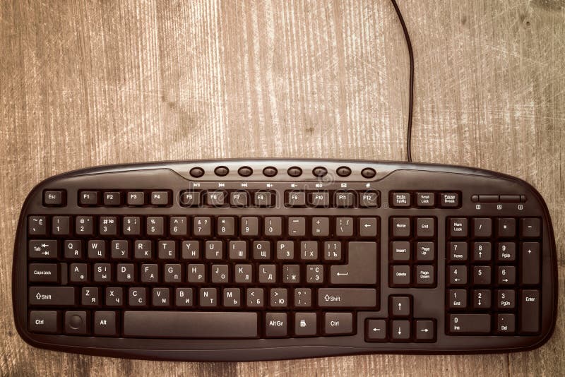 Black computer keyboard stock image. Image of technology - 112399965