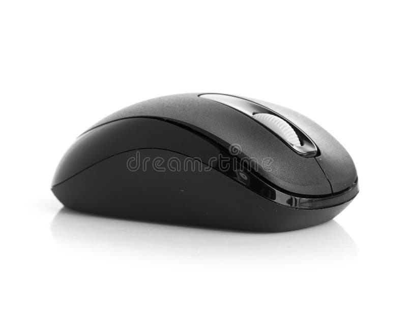 Computer Mouse Isolated on a White Background Stock Photo - Image of ...