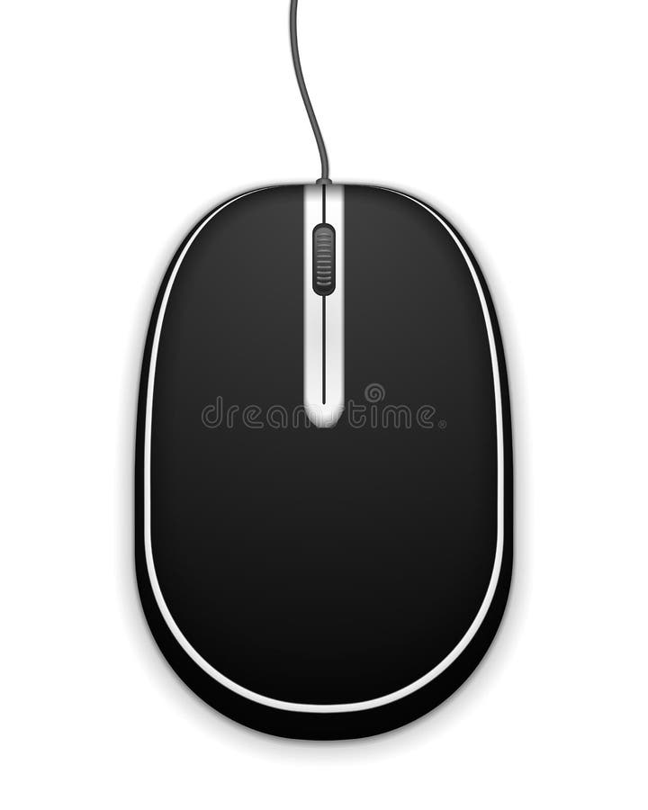 Computer Mouse stock vector. Illustration of scroll, input - 34766392