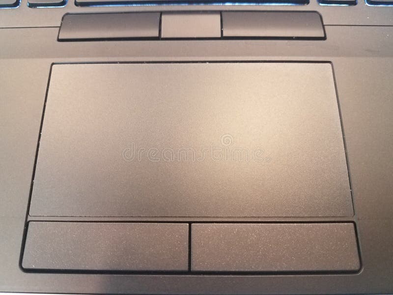 Black Computer Track Pad and Mouse Buttons Stock Image - Image of ...
