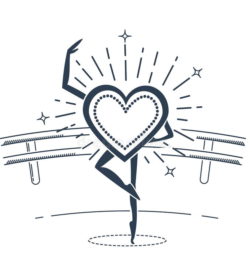 Dancing Heart Logo Stock Illustrations – 269 Dancing Heart Logo Stock ...