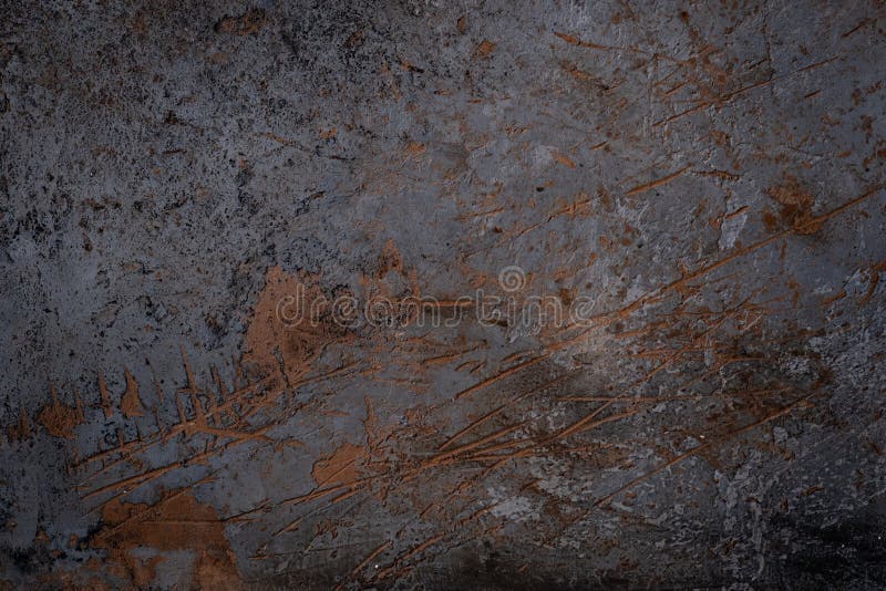 Black Concrete Wall Texture Rough Rusty Cuts Stock Image - Image of ...
