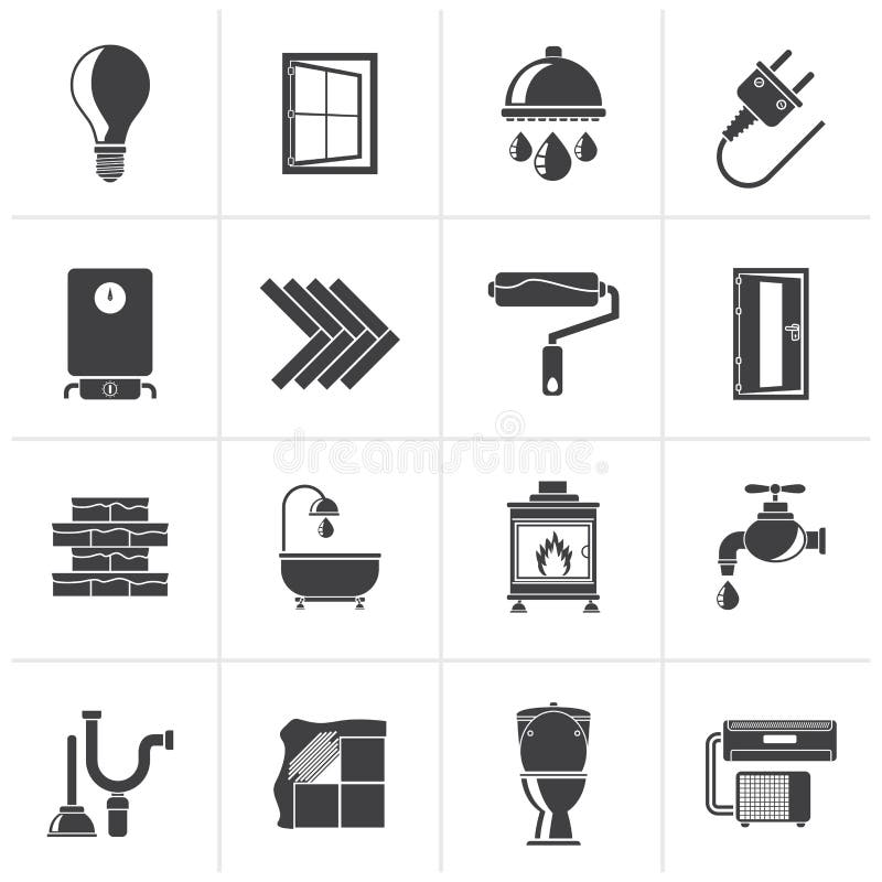 Renovation Icons | Bella Series 2 Stock Vector - Illustration of bricks ... Renovation Icons | Bella Series 2 Stock Vector - Illustration of bricks ...
