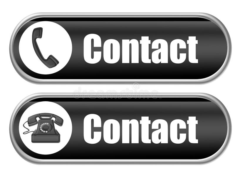 Black Contact Us Icon or Logo, Call, Contact Us, Contacts, Email ...