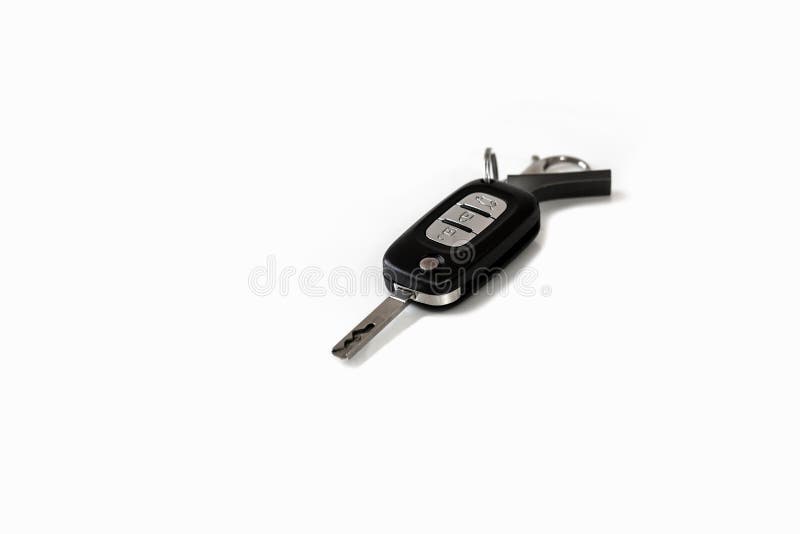 Black Controlled Car Key and Metal Enclosure Key Stock Photo - Image of ...