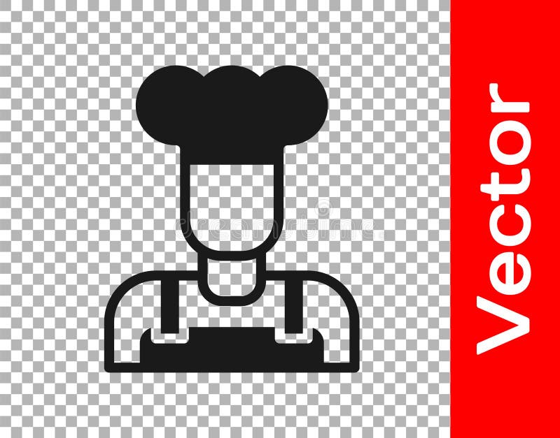 Black Chef Hat Icon Isolated on White Background. Cooking Symbol. Cooks ...