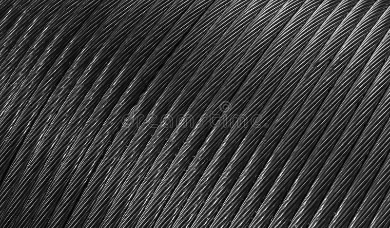 Black Copper Wires with Visible Details. Background or Texture Stock ...
