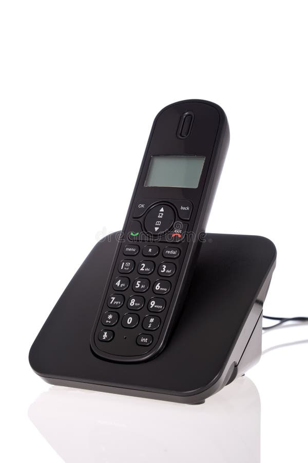 Cordless phone stock image. Image of modern, connections - 50554505