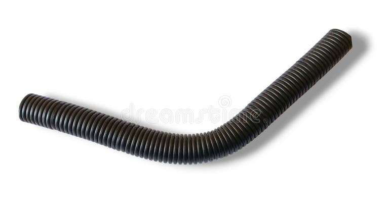 Black Corrugated Flexible Polyamide Pipe, for Cable Protection Stock ...