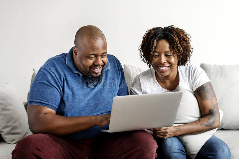 4,499 Black Couple Using Computer Stock Photos - Free & Royalty-Free ...