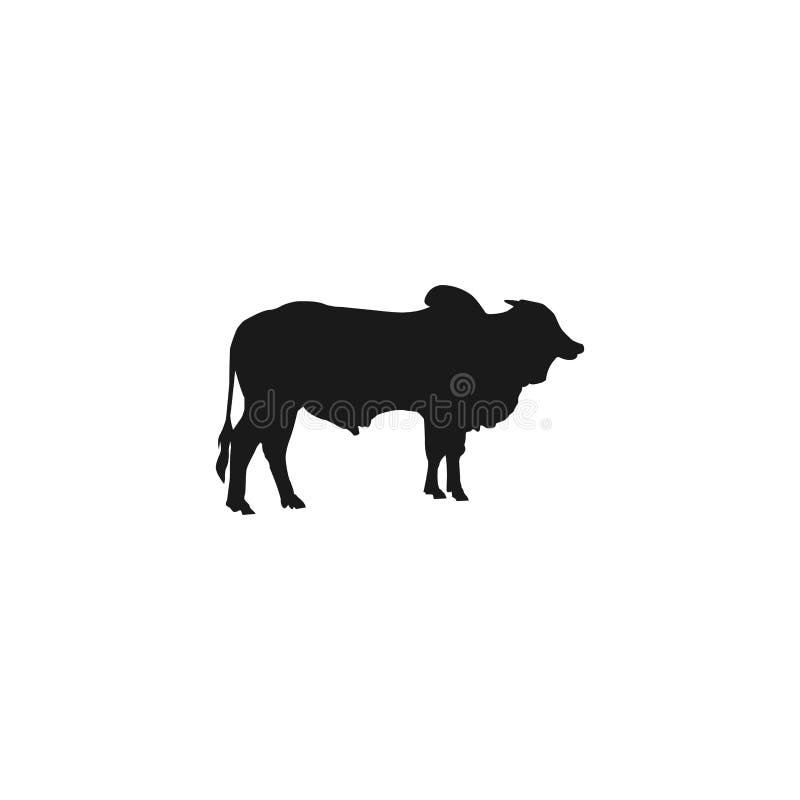 Black cow logo stock photo. Illustration of cartoon - 255797842